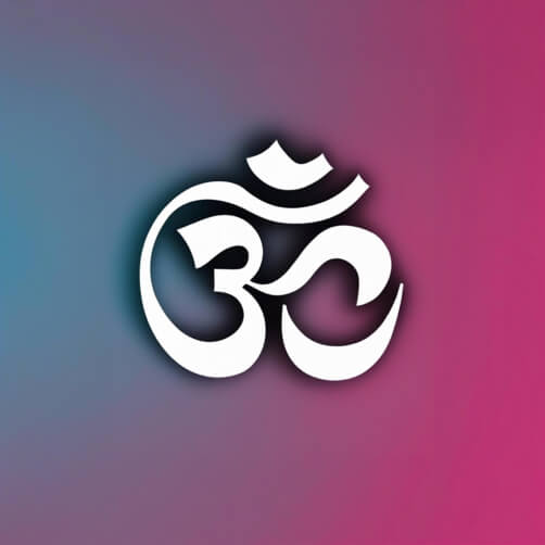 Download Spiritual Om Symbol on Colorful Background Backgrounds Online ...