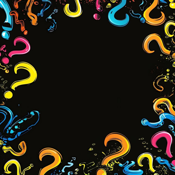 Download Colorful Question Marks Frame Backgrounds Online - Creative ...