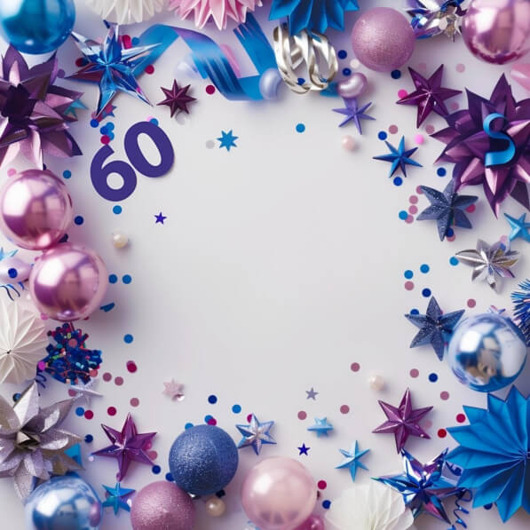 Download 60th Birthday Celebration Invitation Design Backgrounds Online ...