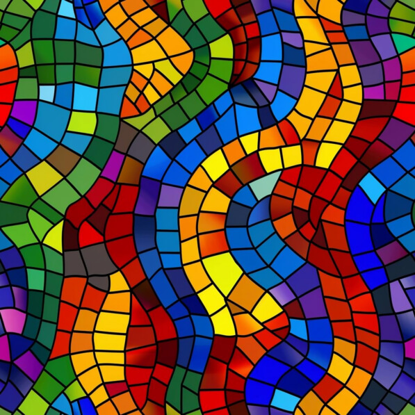 Download Colorful Stained Glass Pattern Patterns Online - Creative Fabrica