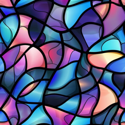 Descarga Fondo de Vidrio Manchado Colorido Patrones En Línea - Creative ...