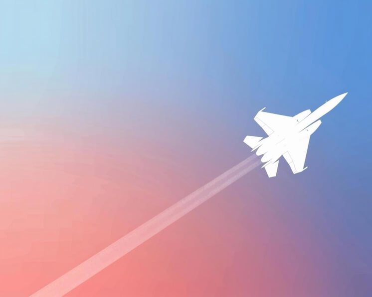 Download White Fighter Jet Flying in the Sky Backgrounds Online ...