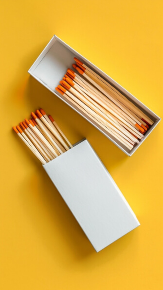 Download White Matchbox with Matches Mockups Online - Creative Fabrica