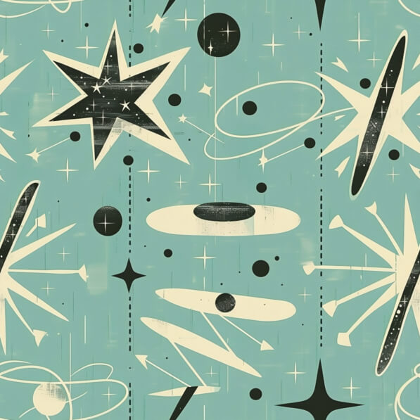 Download Retro Space Seamless Pattern Patterns Online - Creative Fabrica
