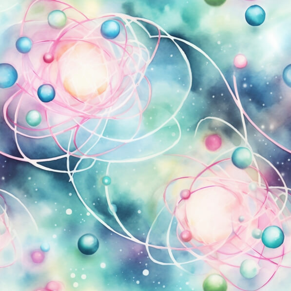 Download Colorful Atoms and Spheres in Abstract Pattern Patterns Online ...