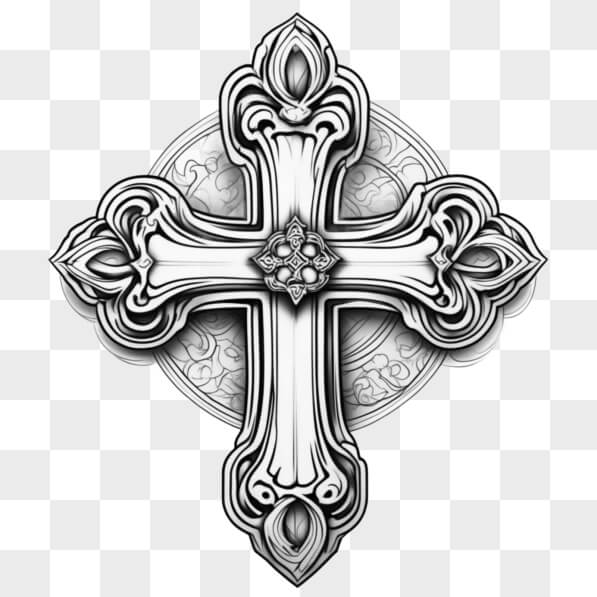 Download Intricate Cross Design Sketches Online - Creative Fabrica