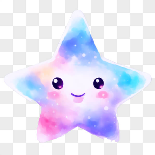Download Kawaii Star-Shaped Balloon Kawaii Online - Creative Fabrica