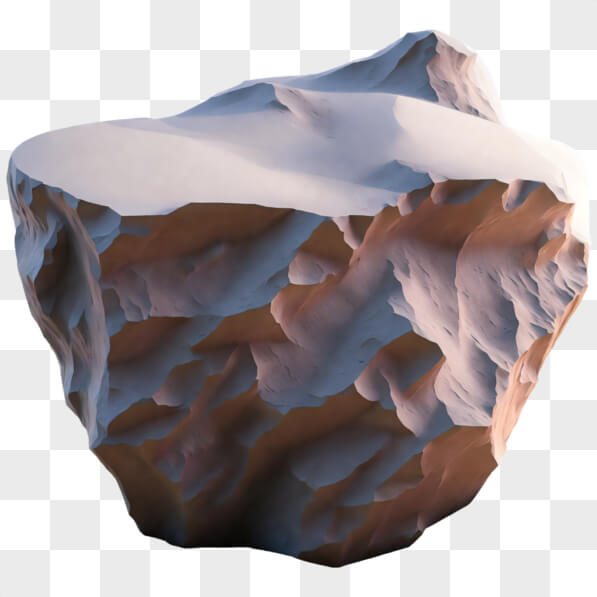 Download Abstract Black and White Rock with Snow PNGs Online - Creative ...