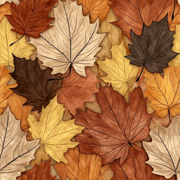 Download Colorful Autumn Leaves Seamless Pattern Patterns Online ...