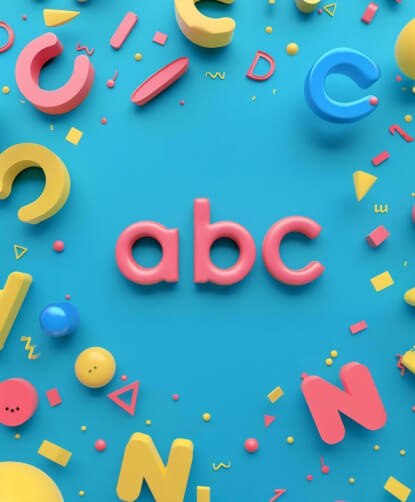Descarga Letras del Alfabeto ABC Coloridas en Fondo Amarillo Fondos En ...