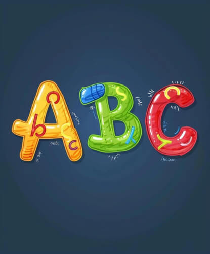 Download Colorful Alphabet Frame Backgrounds Online - Creative Fabrica