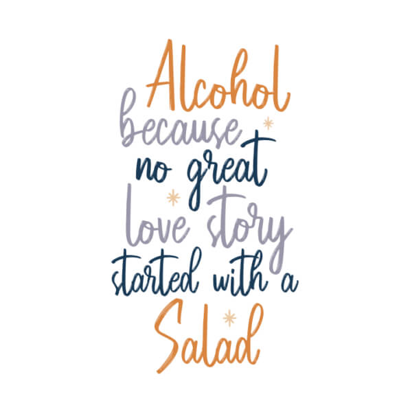 Download Abstract Poster with Motivational Quote about Alcohol and Love ...