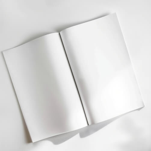 Download Empty White Book Mock-up Mockups Online - Creative Fabrica