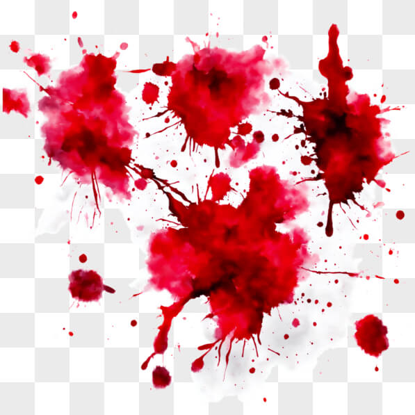 Download Red Map with Blood Splatters PNGs Online - Creative Fabrica
