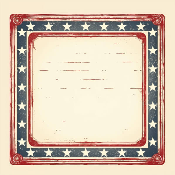 Download Vintage American Patriotic Frame with Stars and Stripes ...