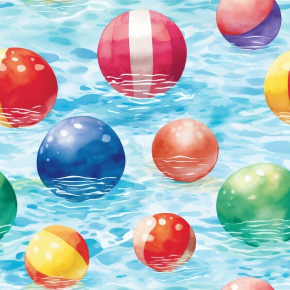 Download Colorful Beach Balls Seamless Pattern Patterns Online ...