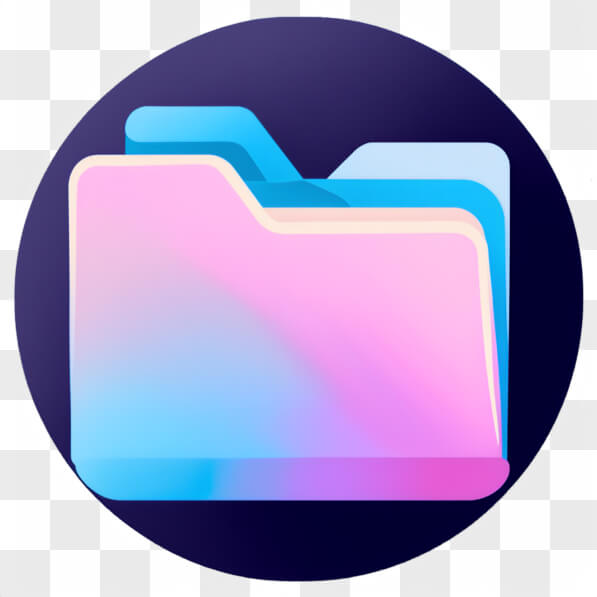 Download Colorful Folder Icons Representing Different File Types Png Online Creative Fabrica 