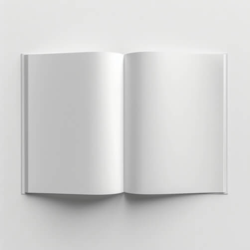 Download Empty White Book Mock-up Mockups Online - Creative Fabrica