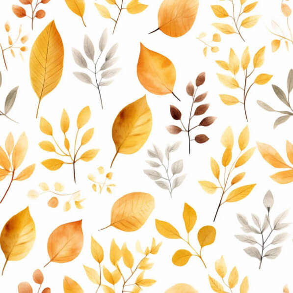 Download Seamless Autumn Leaves Pattern Patterns Online - Creative Fabrica