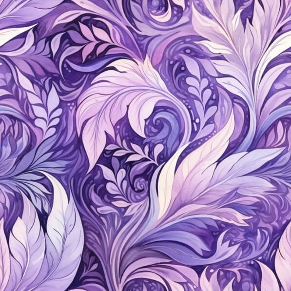 Descarga Patrón Floral Morado y Blanco Patrones En Línea - Creative Fabrica