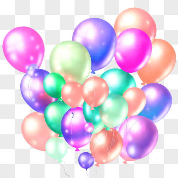 Download Colorful Balloons PNGs Online - Creative Fabrica