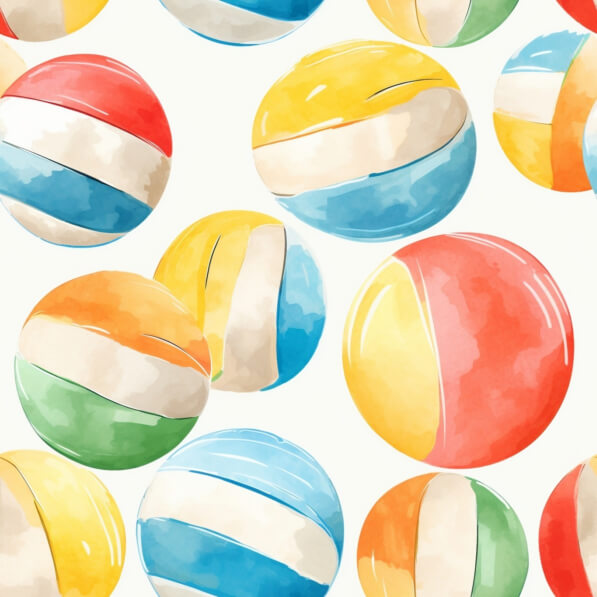 Download Colorful Beach Ball Seamless Pattern Patterns Online ...