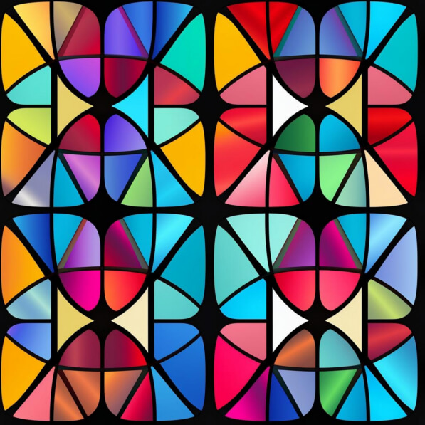 Download Colorful Stained Glass Window Patterns Online - Creative Fabrica