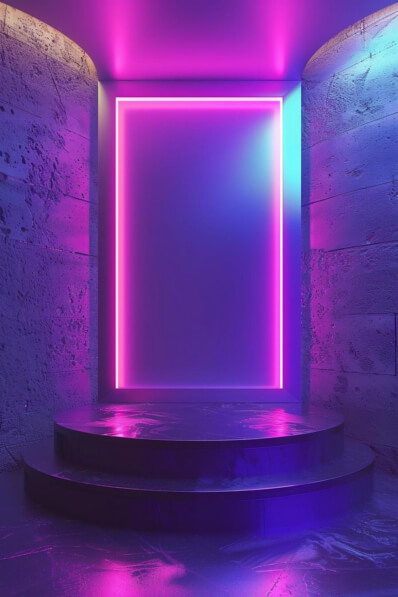 Download Neon-Lit Room with Colorful Decorations Mockups Online ...