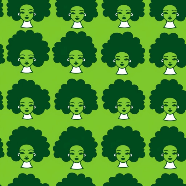 Download Seamless Afro-Haired Women Pattern Patterns Online - Creative ...