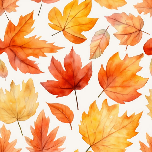 Download Autumn Leaves Watercolor Seamless Pattern Patterns Online ...