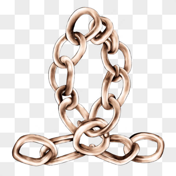 Download Luxurious Gold Chain with Letter O and Diamonds PNGs Online ...