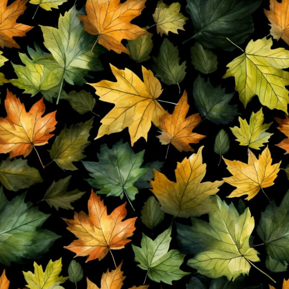 Download Seamless Autumn Leaves Pattern Patterns Online - Creative Fabrica