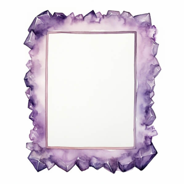 Download Purple Amethyst Crystal Frame Backgrounds Online - Creative ...