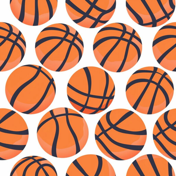 Download Seamless Basketball Ball Pattern Patterns Online - Creative ...