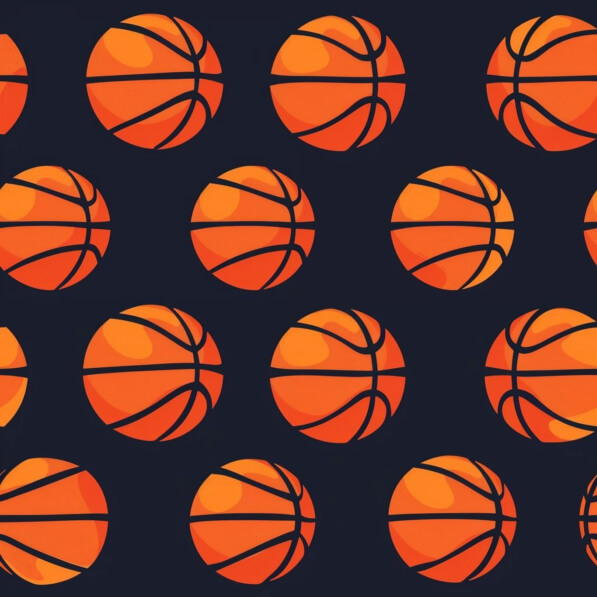 Download Seamless Pattern of Orange Basketball Balls Patterns Online ...