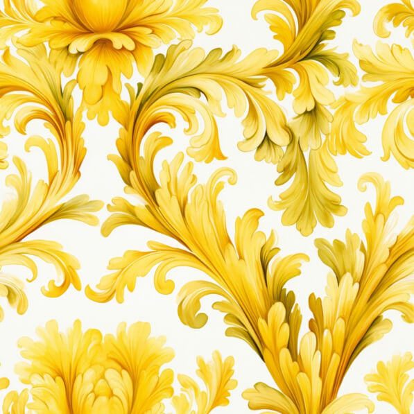 Download Yellow Floral Pattern Patterns Online - Creative Fabrica