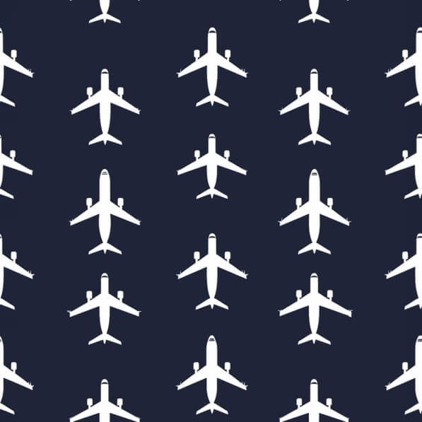 Download White Airplane Seamless Pattern Patterns Online - Creative Fabrica