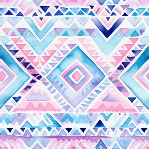 Download Blue, Pink, and White Aztec Pattern Patterns Online - Creative ...