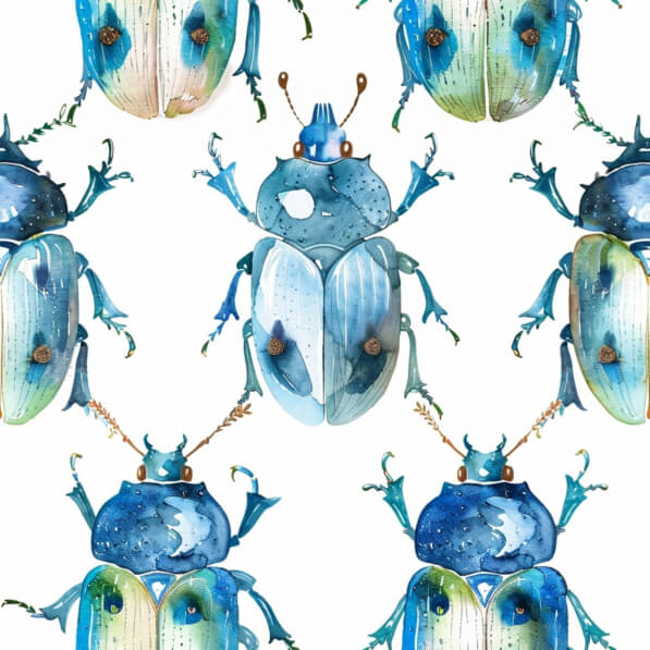Download Colorful Beetle Pattern Artwork Patterns Online - Creative Fabrica