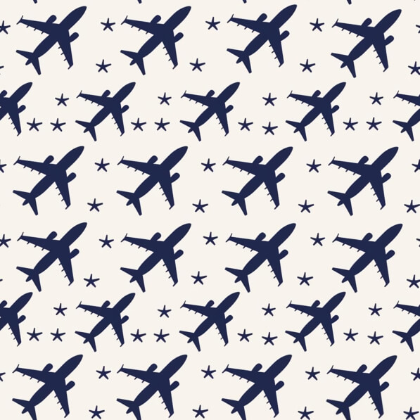 Download Airplane Pattern with Stars Patterns Online - Creative Fabrica