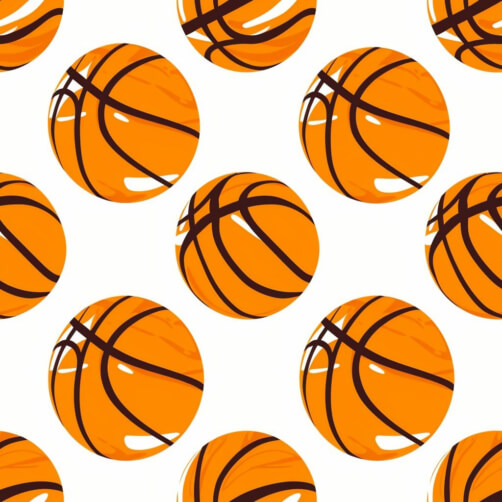 Download Seamless Orange Basketball Pattern Patterns Online - Creative ...