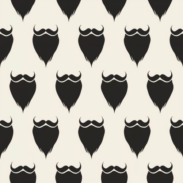 Download Black Beards and Mustaches Seamless Pattern Patterns Online ...