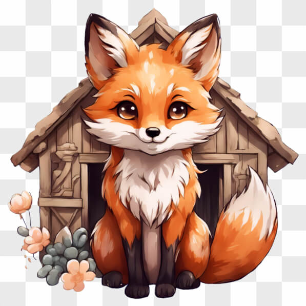 Descarga Ilustración Kawaii de Zorro Naranja Kawaii En Línea - Creative ...