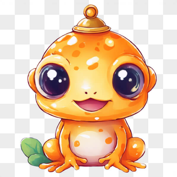 Descarga Personaje de Dibujos Animados Kawaii del Sapo Dorado Kawaii En ...