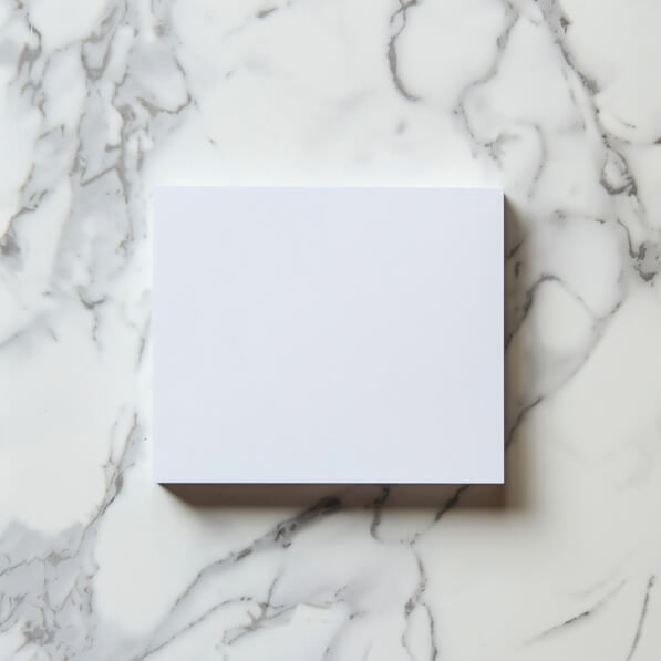 Download White Blank Note Card on Marble Surface Mockups Online ...