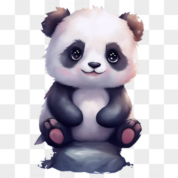 Descarga Oso Panda de Dibujos Animados Kawaii en Rocas Kawaii En Línea ...