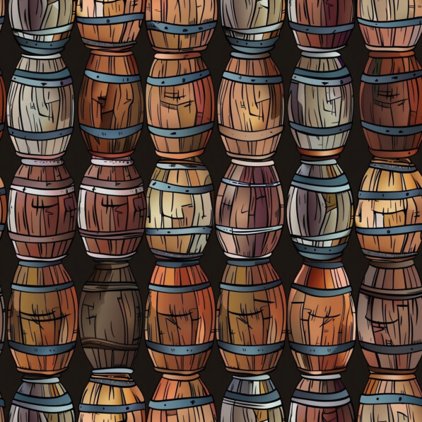 Download Seamless Wooden Barrel Pattern Patterns Online - Creative Fabrica