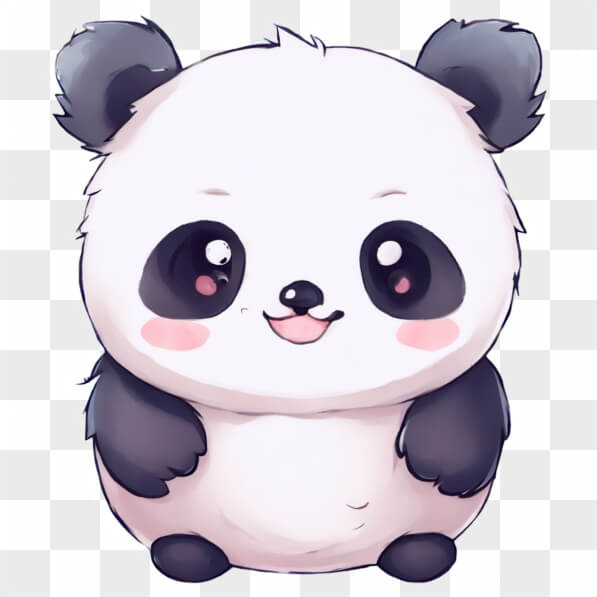 Descarga Oso Panda de Dibujos Animados Kawaii Observando o Escuchando ...