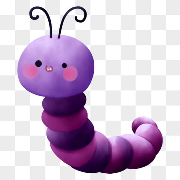 Download Purple Caterpillar on Black Background PNGs Online - Creative ...