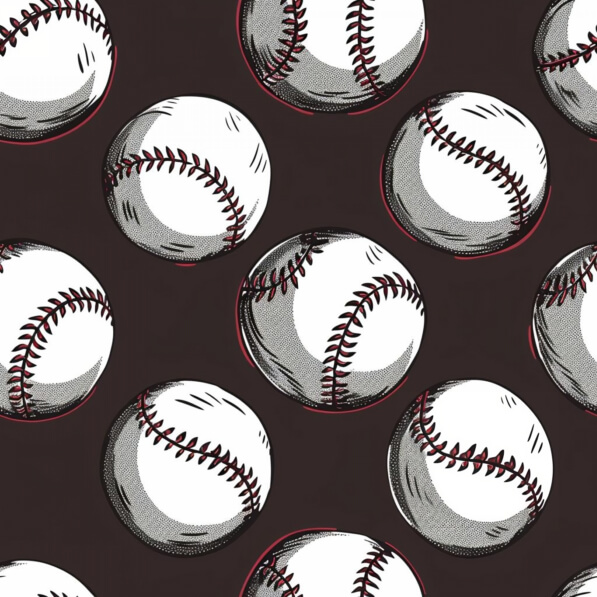 Download Seamless Baseball Ball Pattern Patterns Online - Creative Fabrica